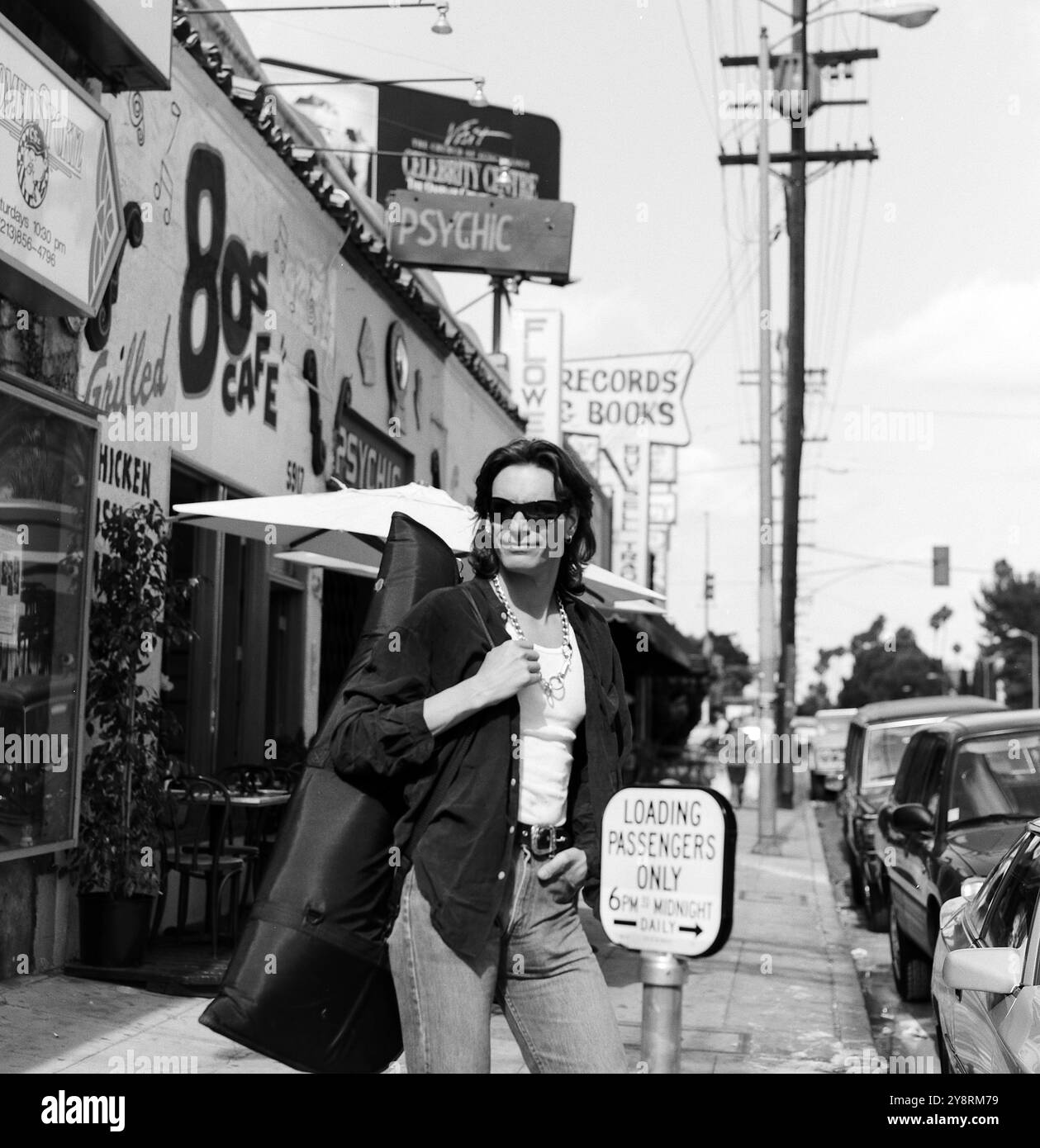 Steve Vai 1991 Los Angeles, California . Credit: Ross Pelton/MediaPunch ...
