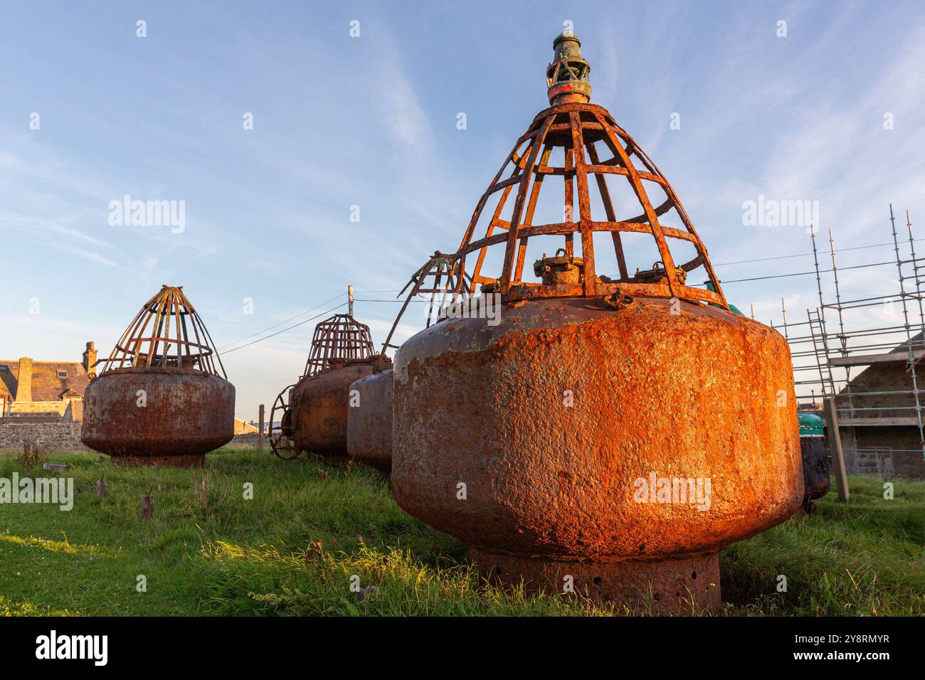 Kinnaird Head Lighthouses, Fraserburgh, Aberdeenshire, Scotland, UK ...