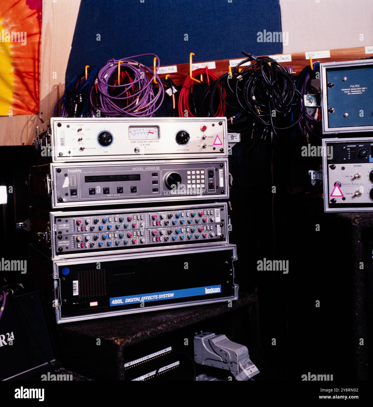 Steve Lukather Studio Equipment 1994 Los Angeles, California . Credit ...
