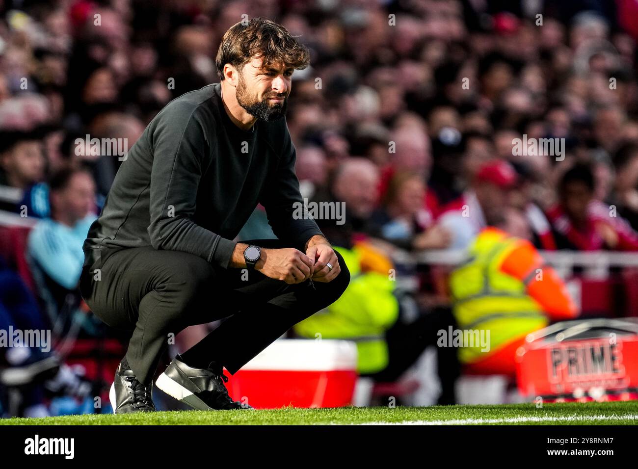 LONDON, ENGLAND - OCTOBER 5: Southampton FC head coach Russell Martin ...