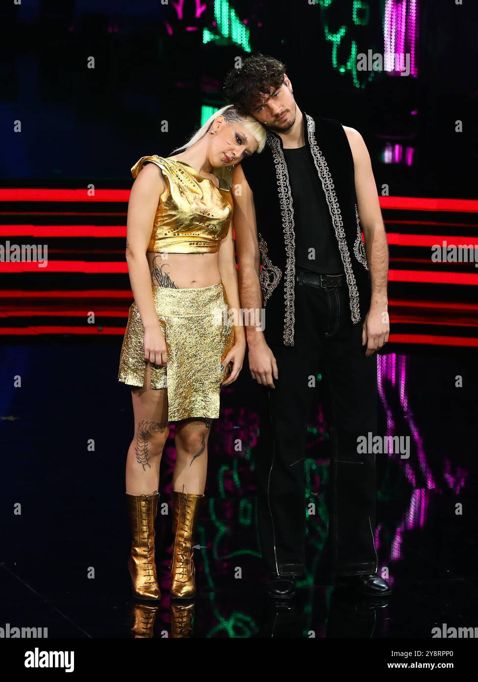 Rome, Rai auditorium of the Foro Italico, TV show "Dancing with the ...