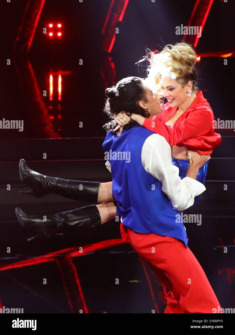 Rome, Rai auditorium of the Foro Italico, TV show "Dancing with the ...