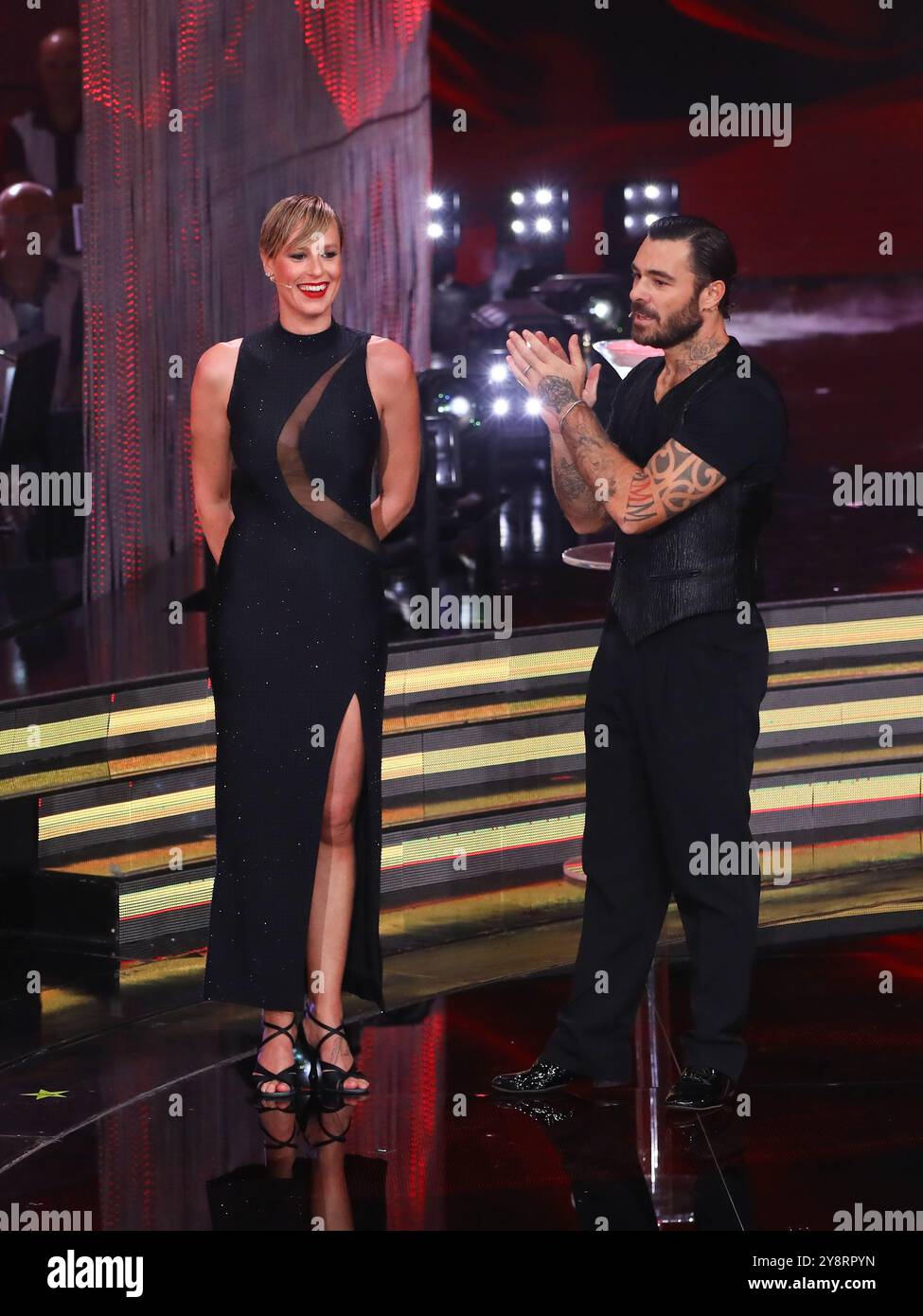 Rome, Rai auditorium of the Foro Italico, TV show "Dancing with the ...