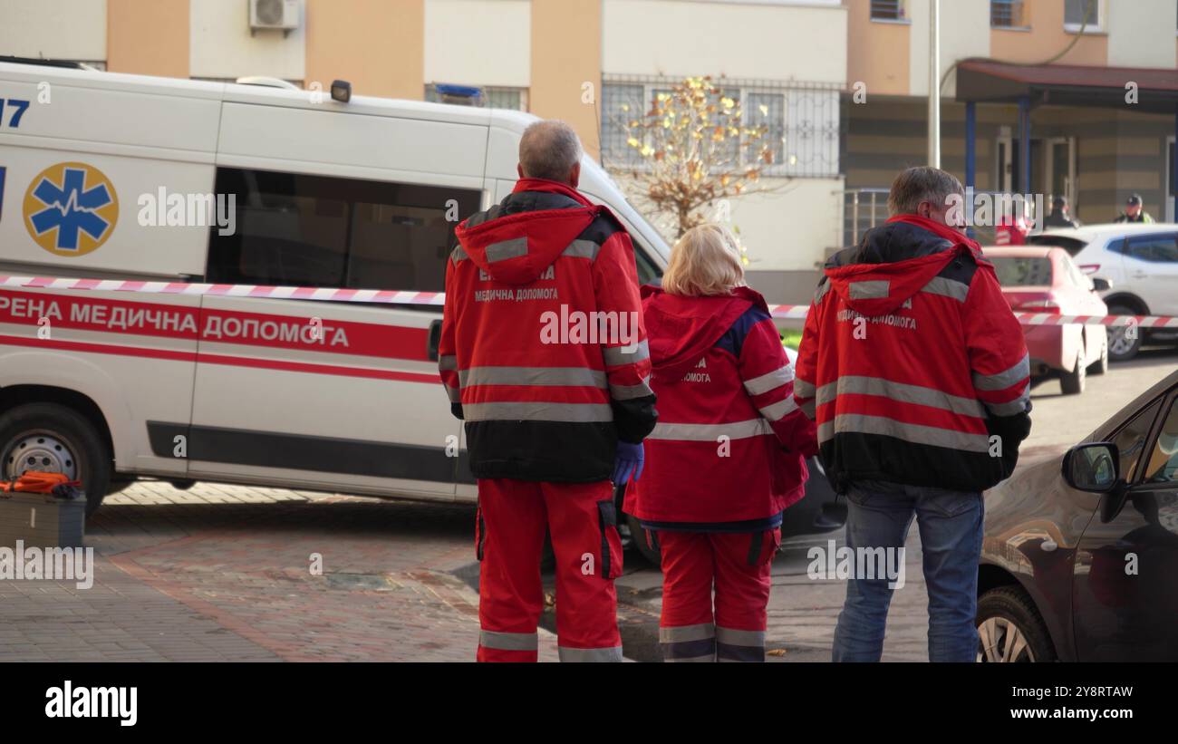 Fire and thick grey smoke from broken windows during a severe warehouse ...
