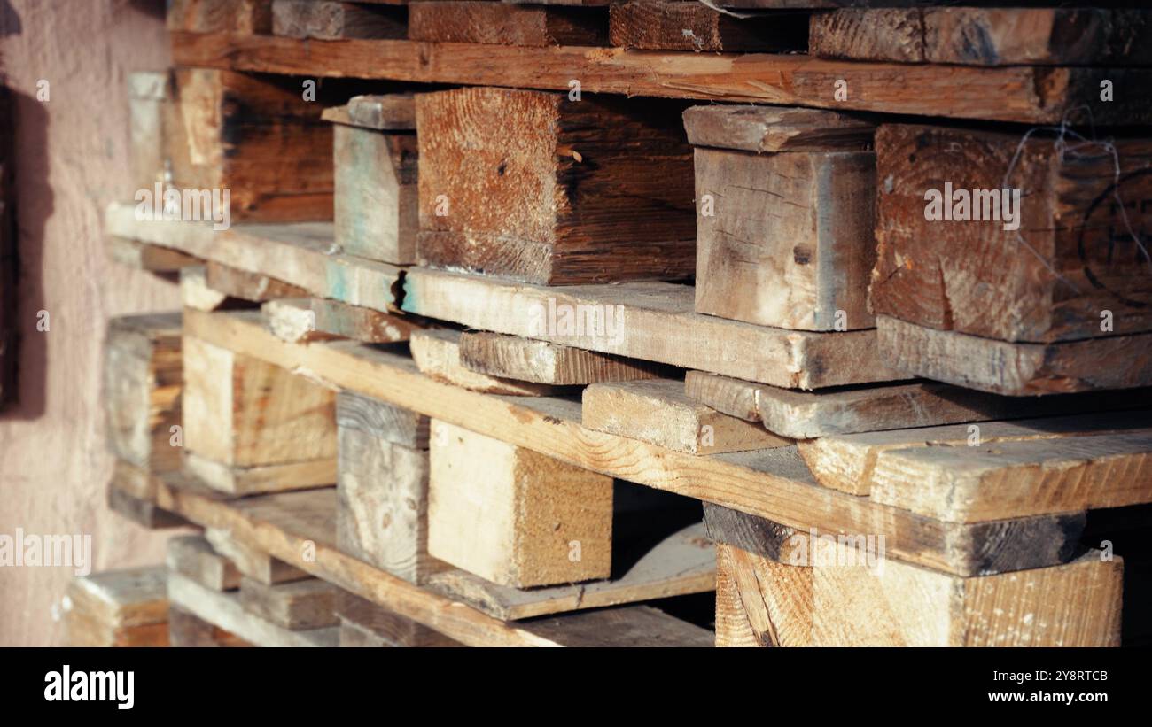 Pallet rack warehouse, logistics center. Huge, large modern warehouse ...