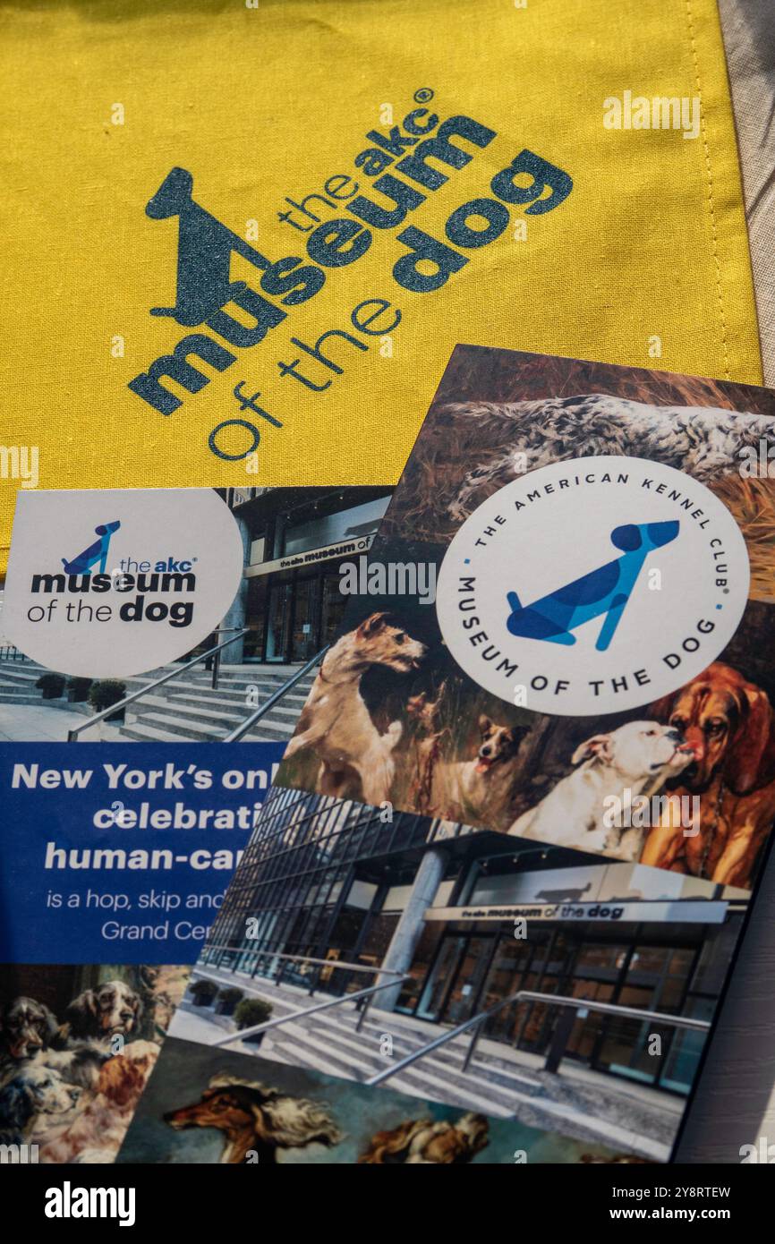 Museum of the dog swag from a paw on parade event in Bryant Park, 2024 ...