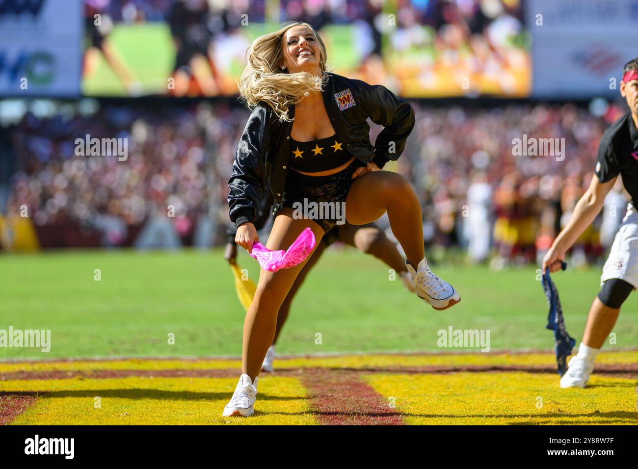 October 6th 2024: Washington Commanders cheerleaders perform during the ...