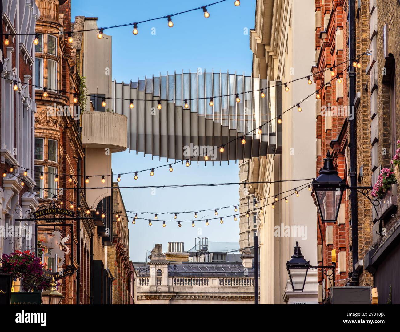 London, United Kingdom - June 25, 2024: The twisted bridge called the ...
