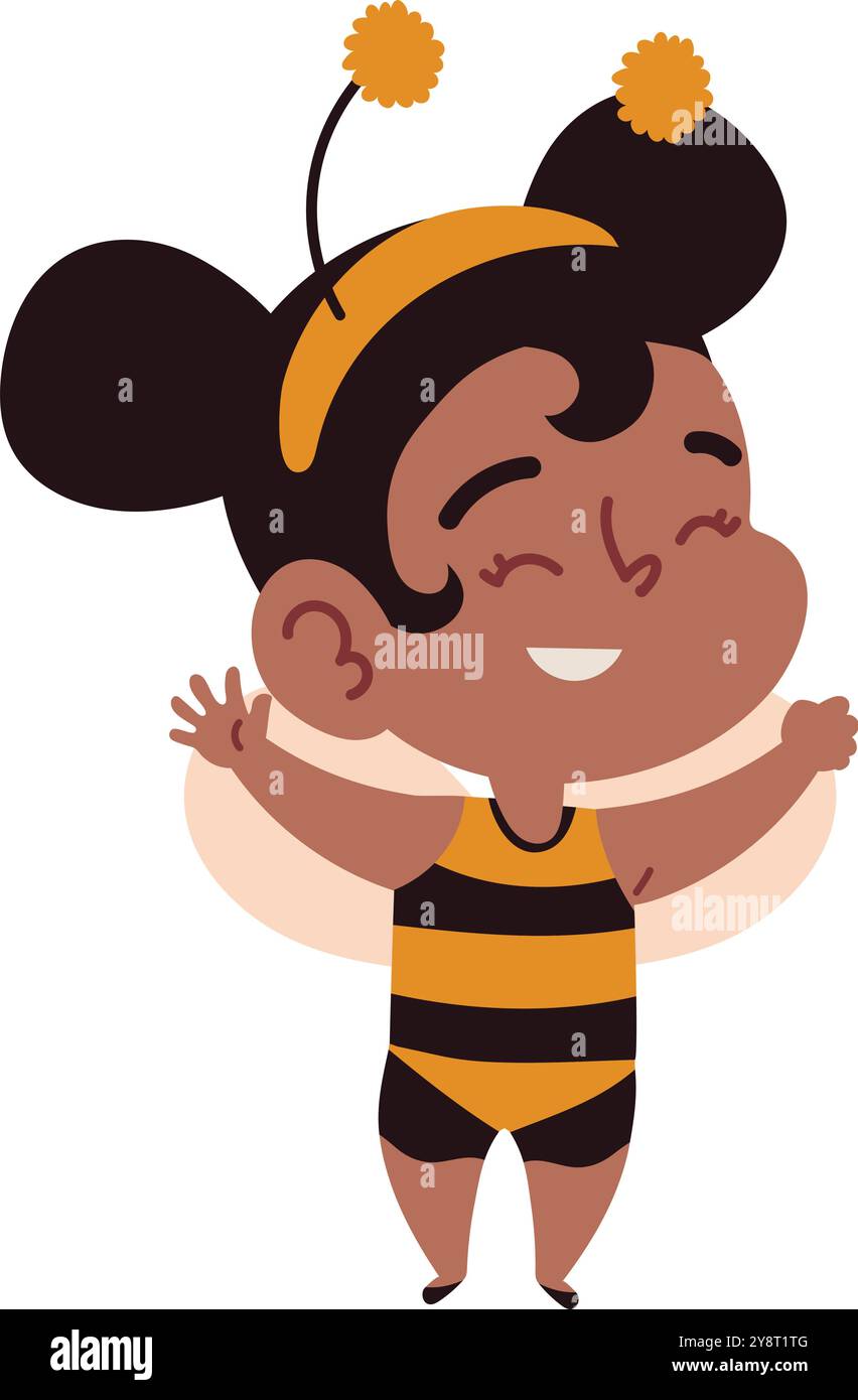 Bumble Bee Girl Clip Art