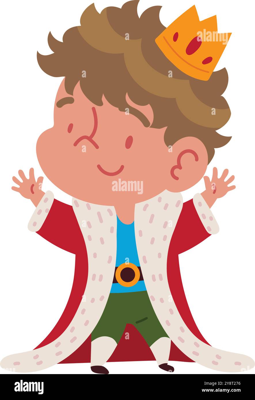 halloween character in king disguise Stock Vector Image & Art - Alamy