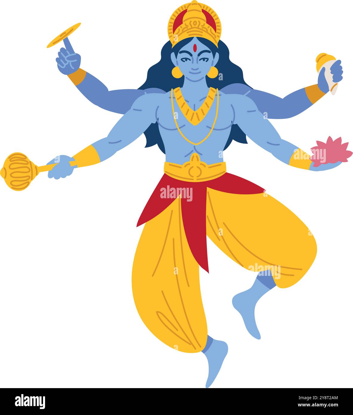 Vishnu character hi-res stock photography and images - Alamy