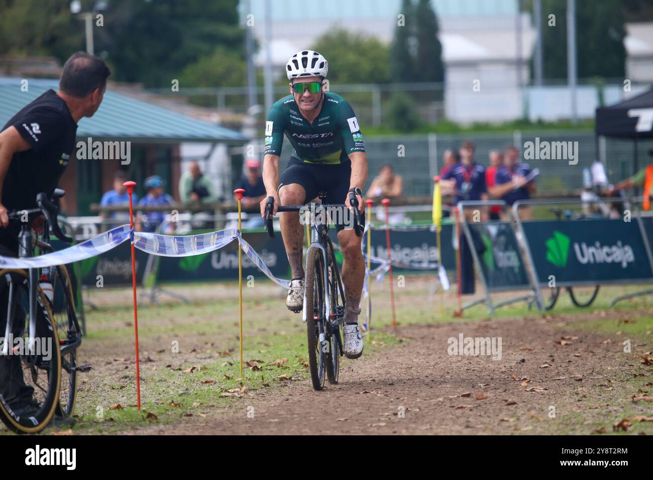 Gijón, Spain, 06th October 2024: Nesta - MMR CX Team cyclist Kevin ...