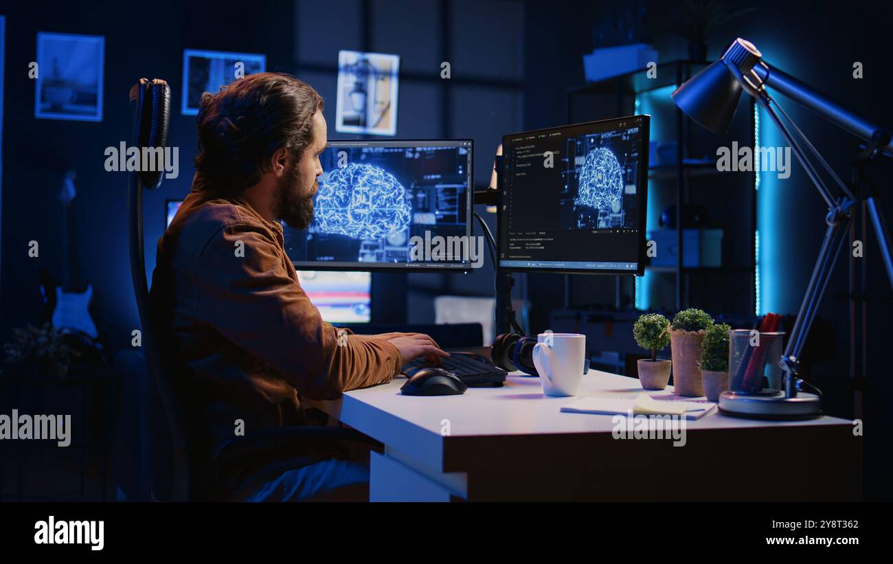 In office animation digital network hi-res stock photography and images - Alamy