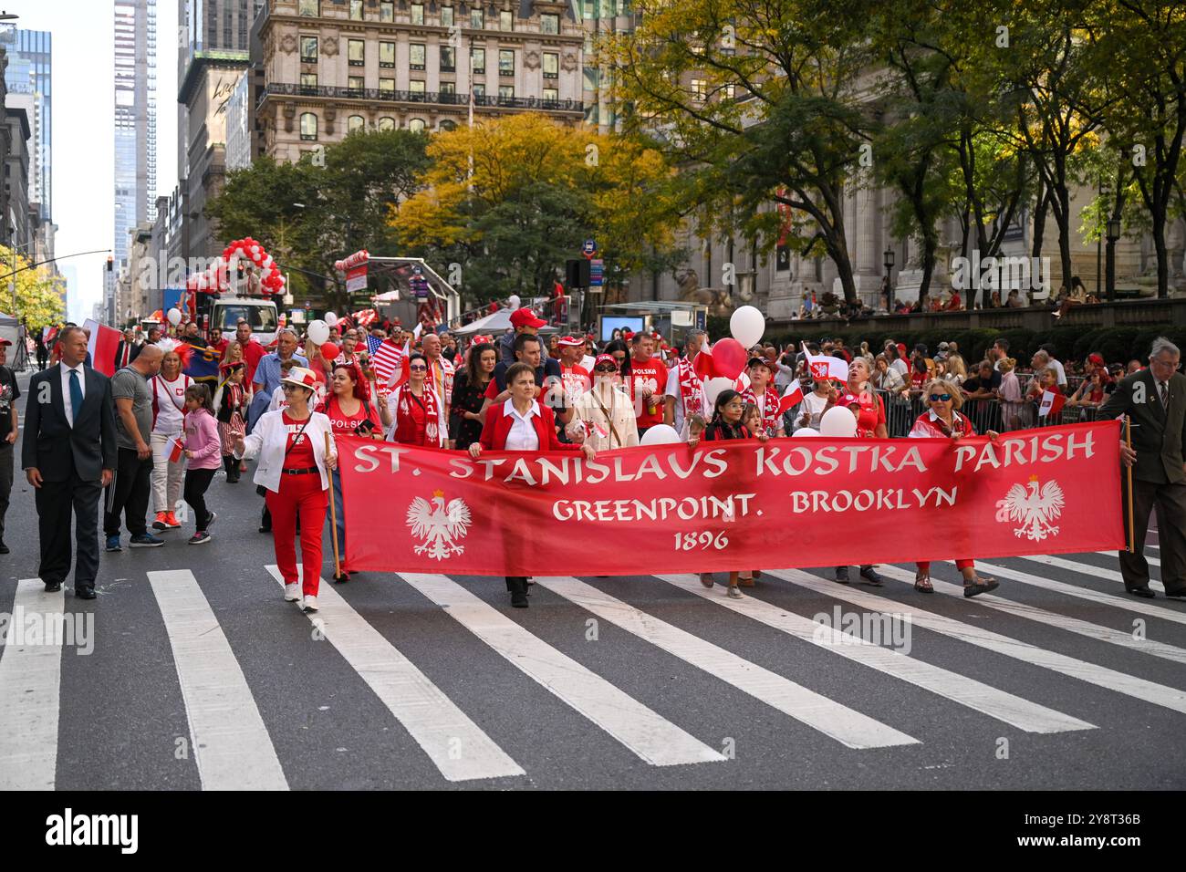 Polish-Americans participate in the 87th Annual Pulaski Day Parade on ...