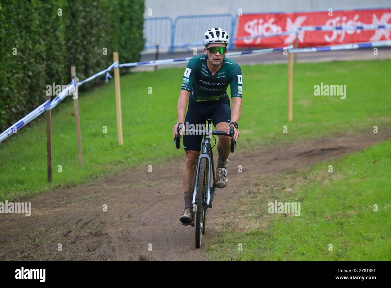 Gijón, Spain, 06th October 2024: Nesta - MMR CX Team cyclist Kevin ...