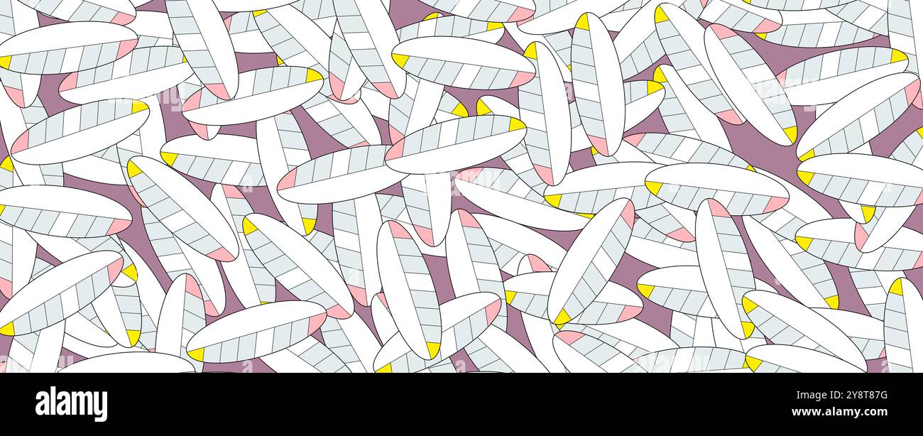 Abstract surf, surfing, surfboard illustration. Artistic patterns ...