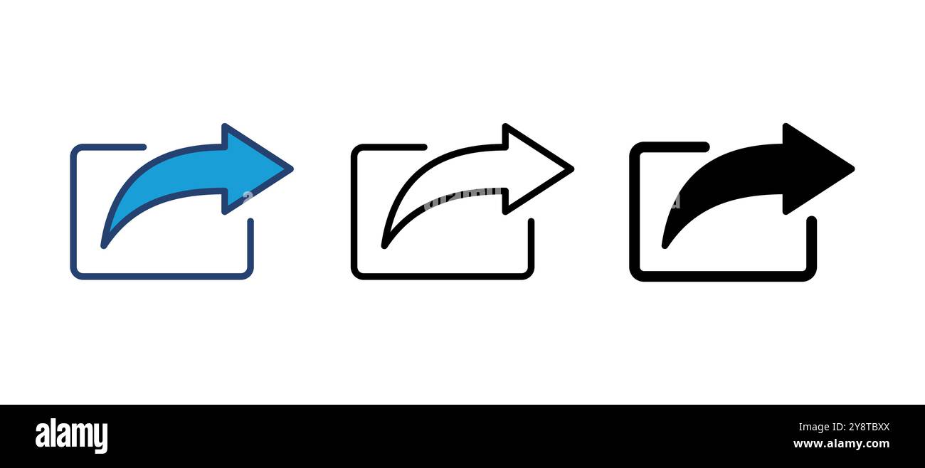 Share icon vector. Sharing vector icon Stock Vector Image & Art - Alamy