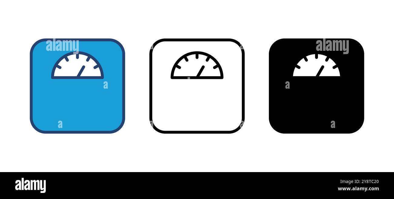 Scales icon vector. Weight scale icon Stock Vector Image & Art - Alamy