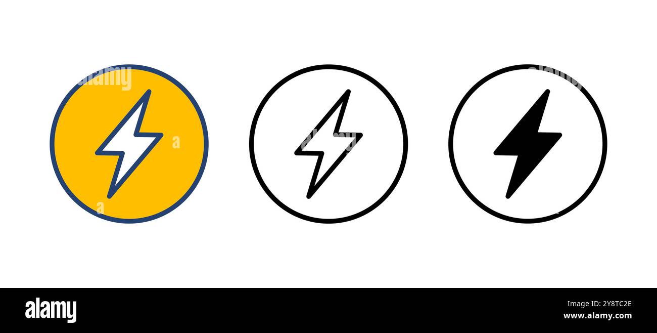 Power switch icon Stock Vector Images - Alamy