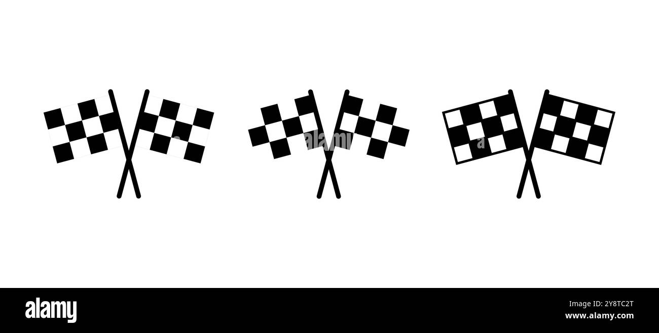 Racing flag icon vector. race flag icon.Checkered racing flag icon ...