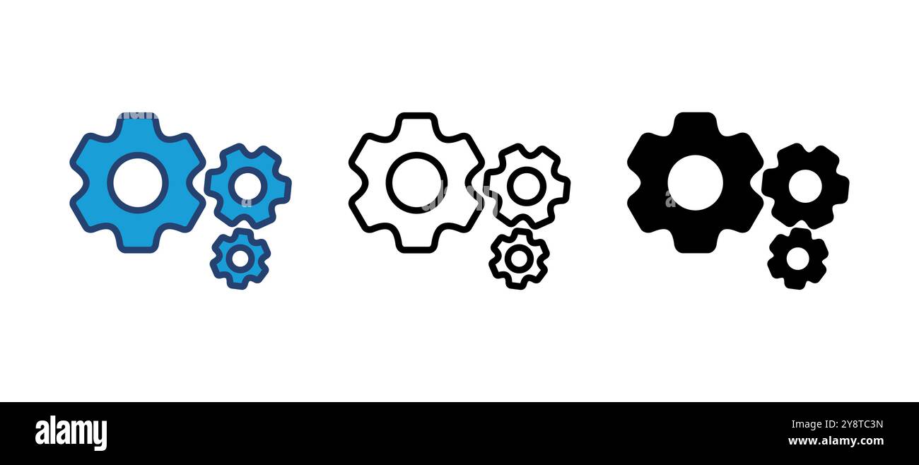 Setting Icon Vector Cog Settings Icon Symbol Stock Vector Image And Art