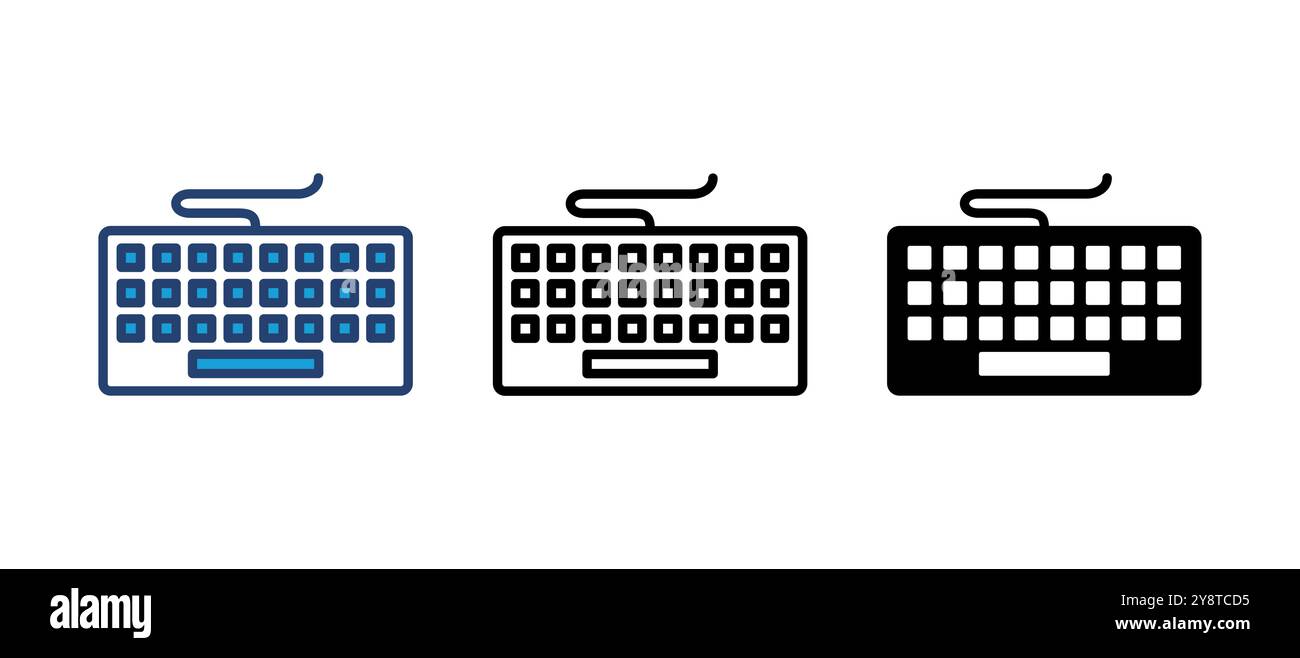 Keyboard icon vector. keyboard vector symbol Stock Vector Image & Art ...