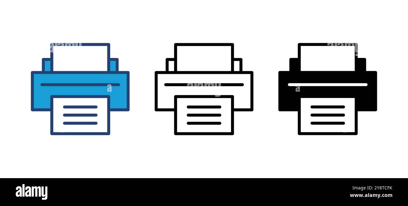 Print icon vector. printer icon vector Stock Vector Image & Art - Alamy