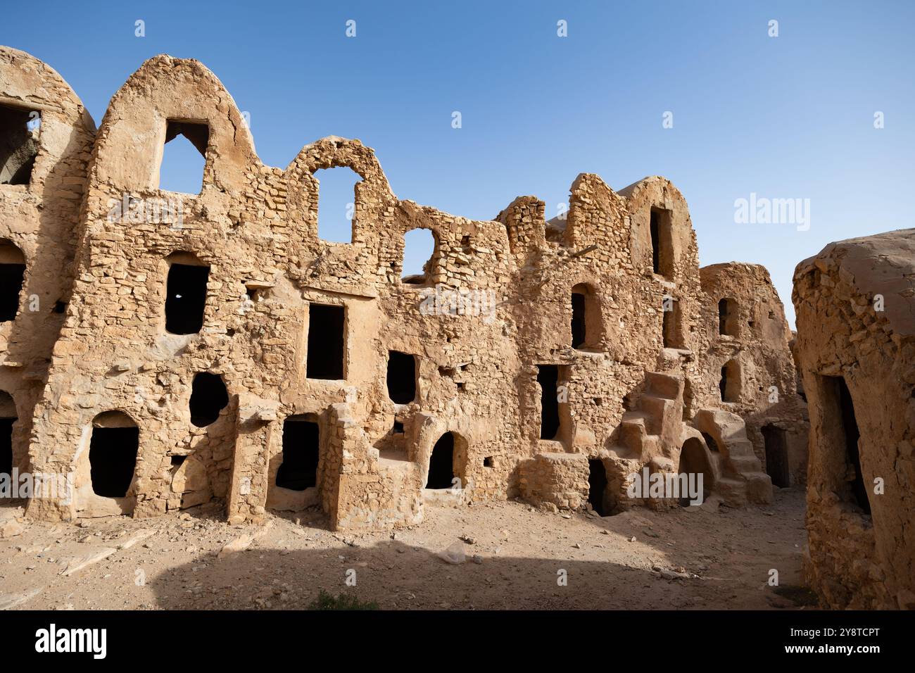 ksar Mgabla - traditional fortified granary created by the Berbers in ...