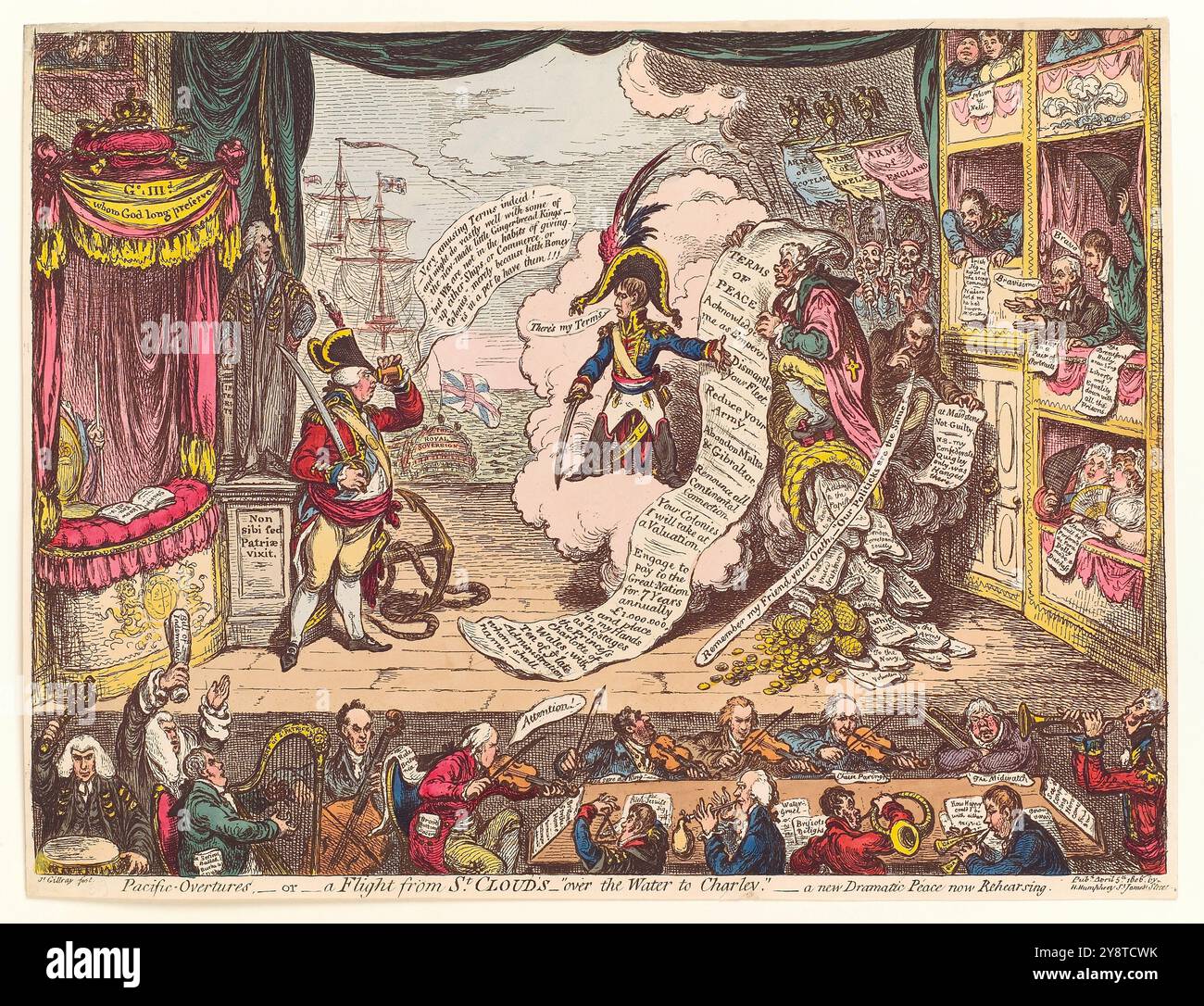 Georgian era cartoon hi-res stock photography and images - Alamy