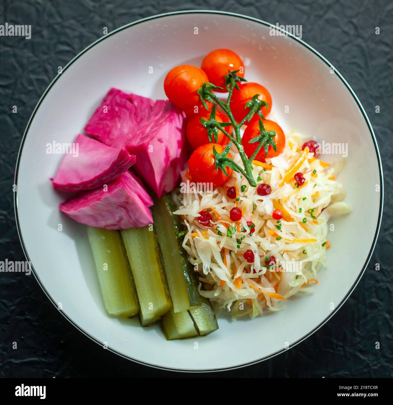 Fermented vegetables pickled gherkins hi-res stock photography and ...