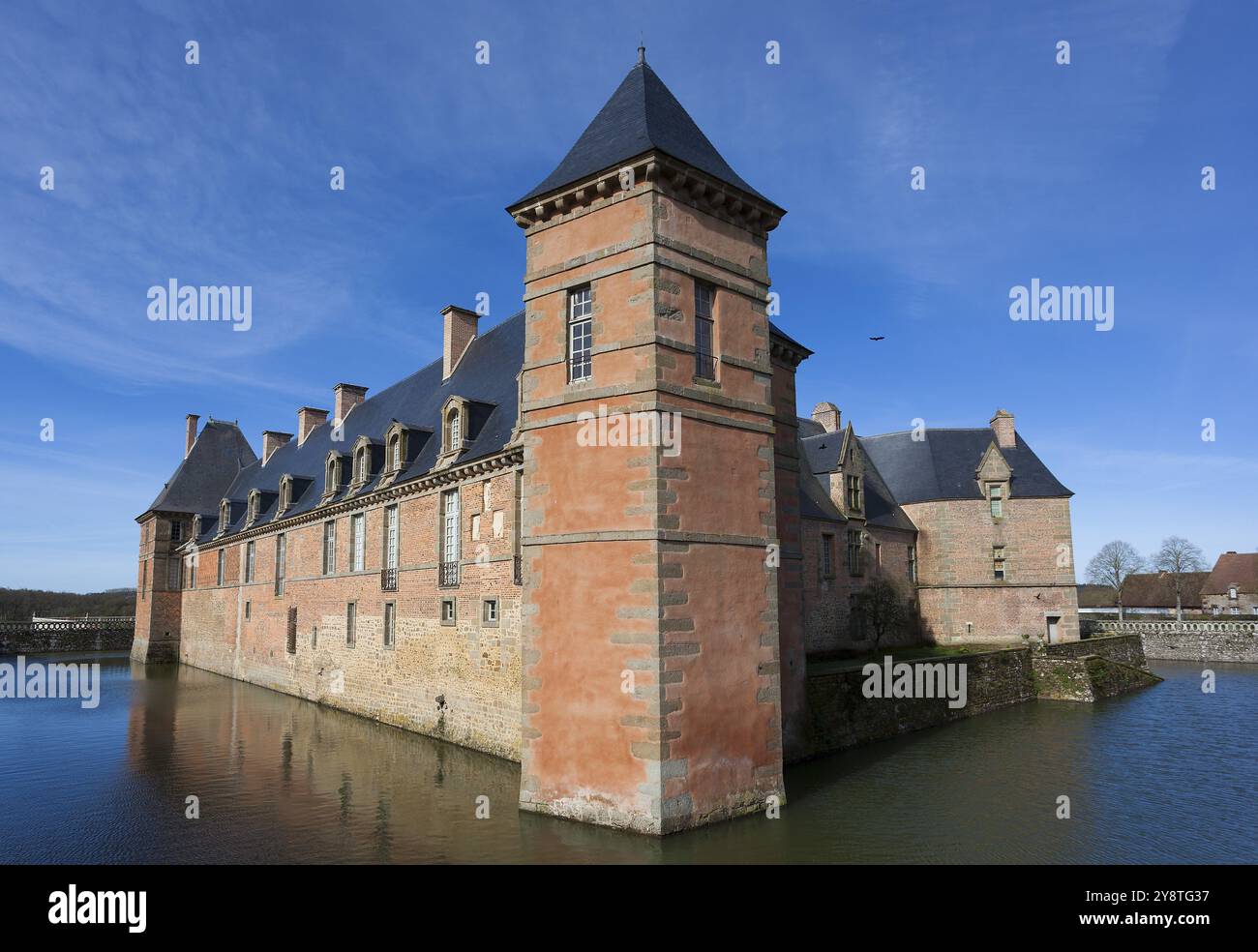 Carrouges castle hi-res stock photography and images - Alamy