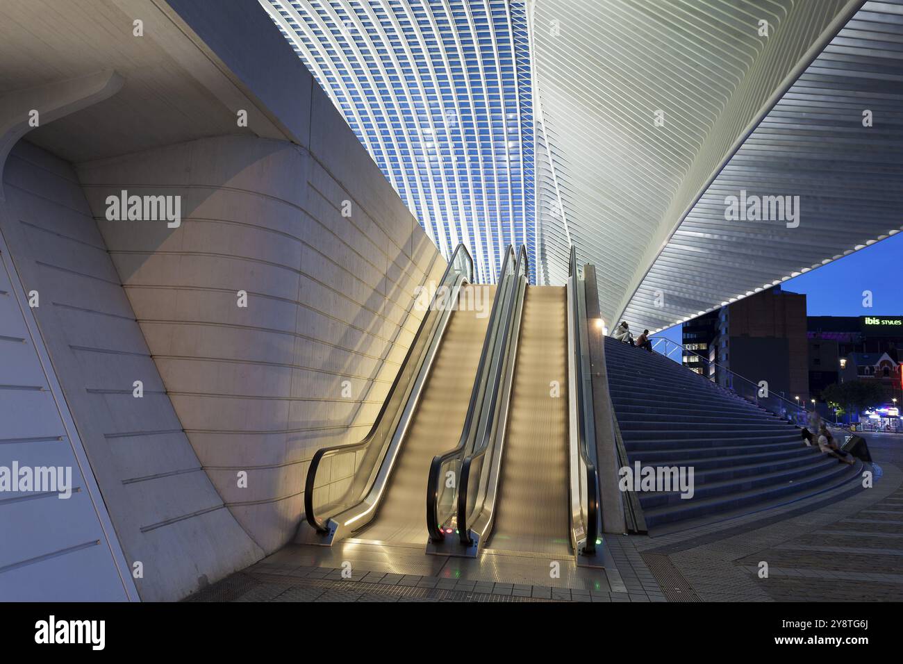 Liege-Guillemins train station by architect Santiago Calatrava, Liege ...