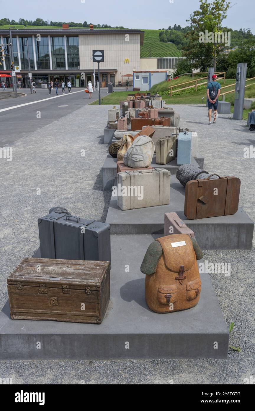 Memorial to Jews deported during the Nazi era at the Deportations ...
