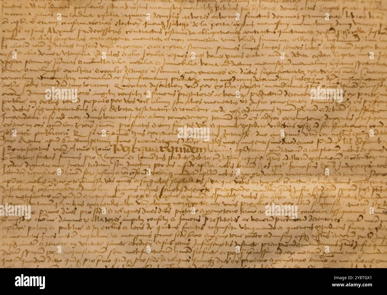 Aged handwritten manuscript text. Calligraphy on old paper, vintage ...