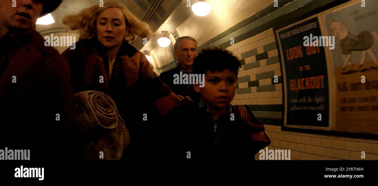 BLITZ - FILM STILLS. 2024. London, UK. Saoirse Ronan, Elliott Heffernan ...