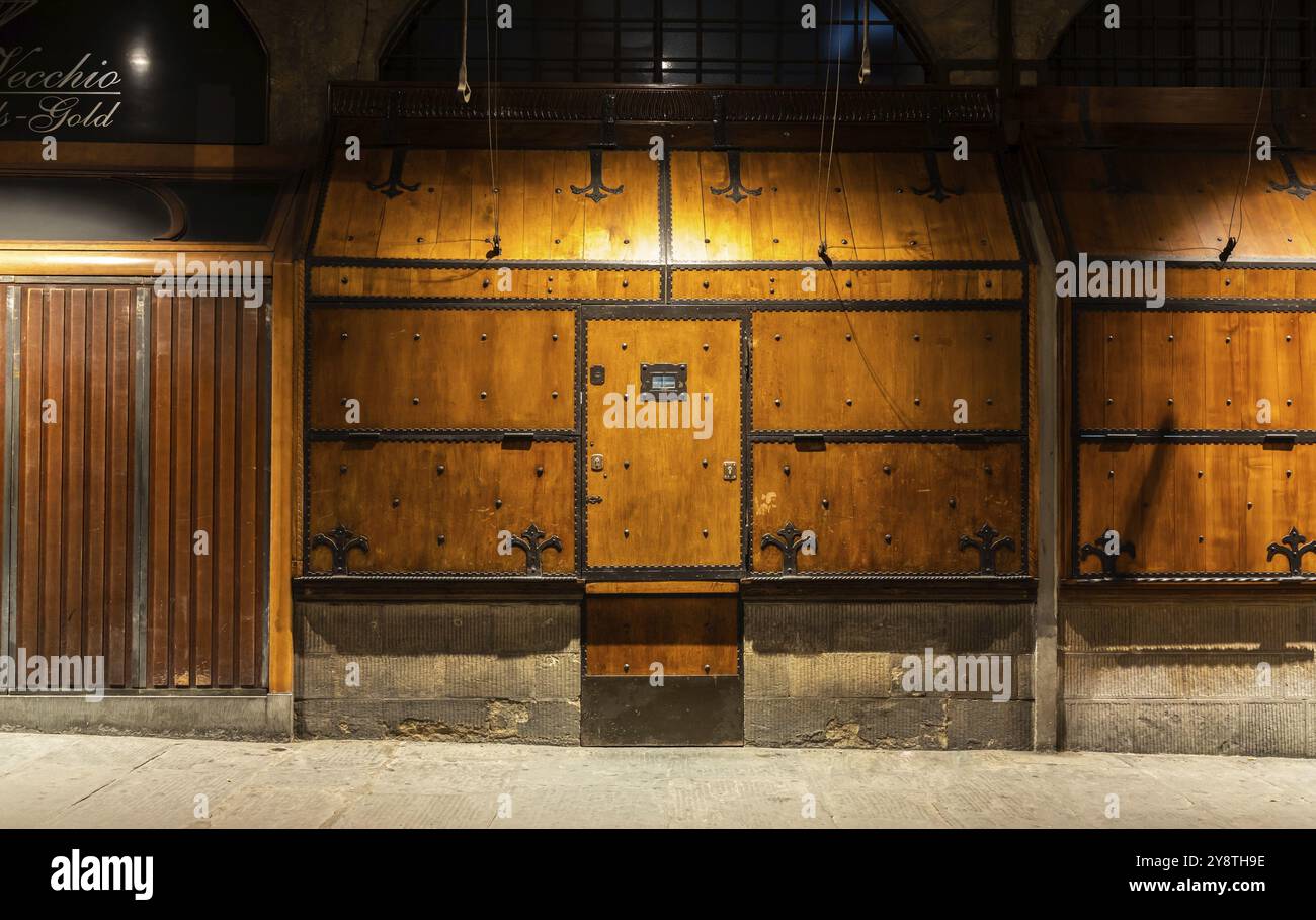 Vintage old door, concept for security, safety, secret, privacy ...