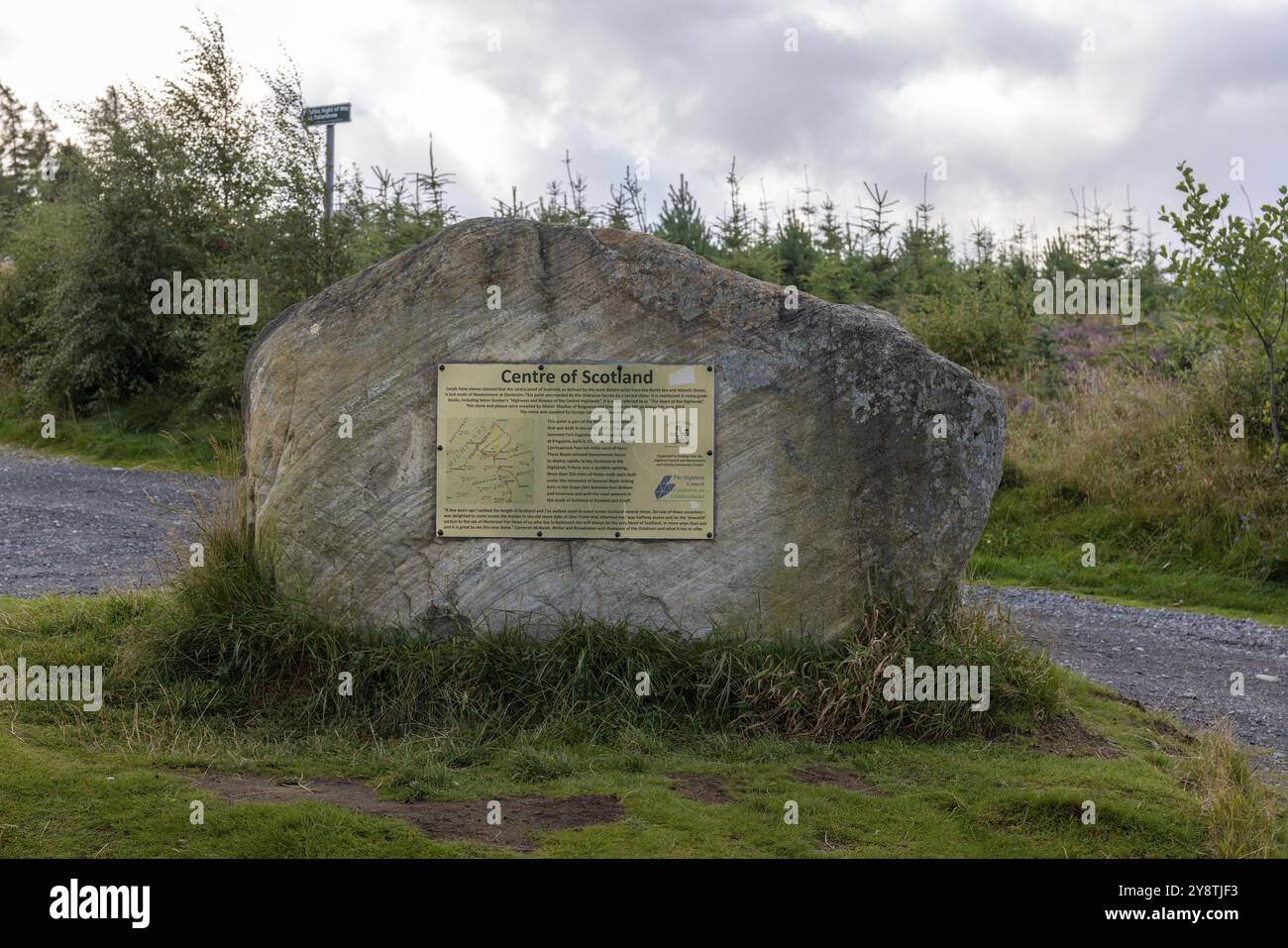 The Centre of Scotland Stone, Centre of Scotland Stone, Stone Marker ...