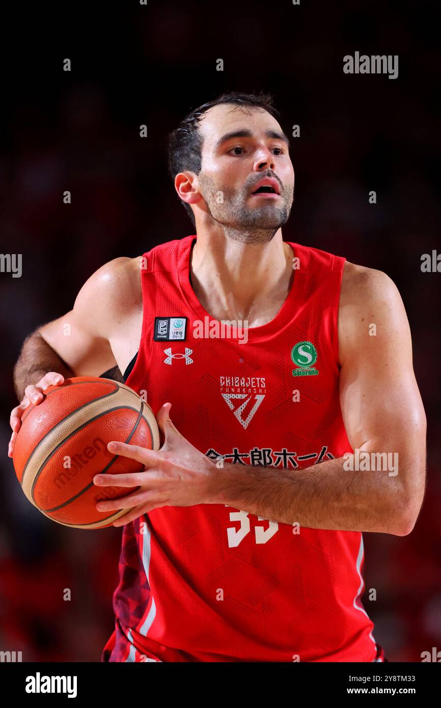 Chiba, Japan. 5th Oct, 2024. John Mooney (Jets) Basketball : 2024-25 B ...