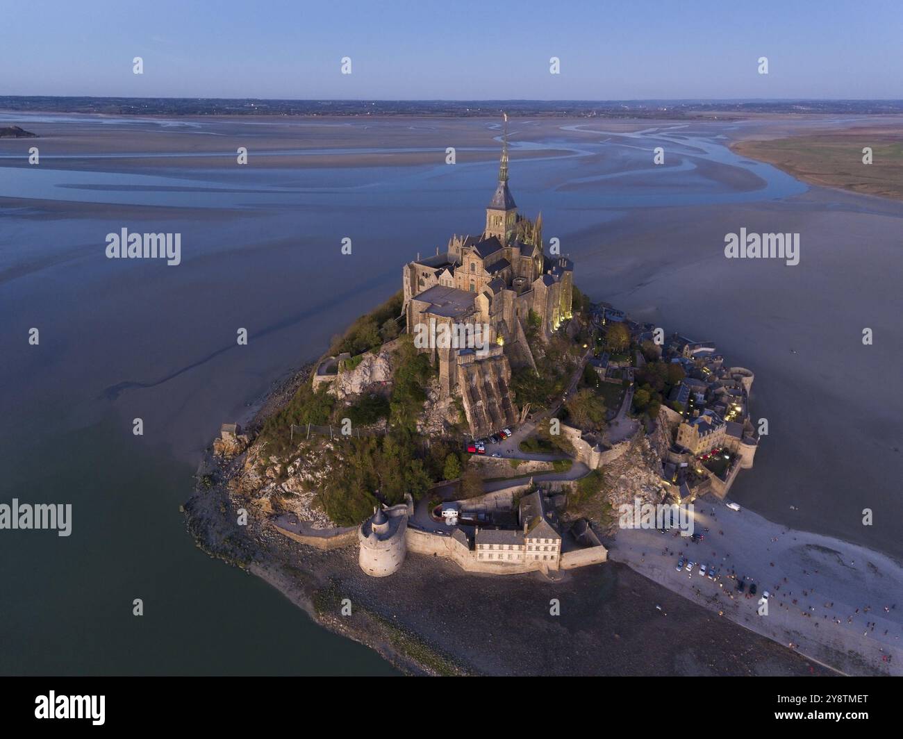 Mont St Michel, Manche department, Normandy, France, Europe Stock Photo ...