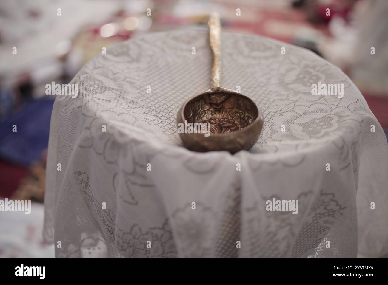 traditional dipper for traditional ceremonies Stock Photo - Alamy