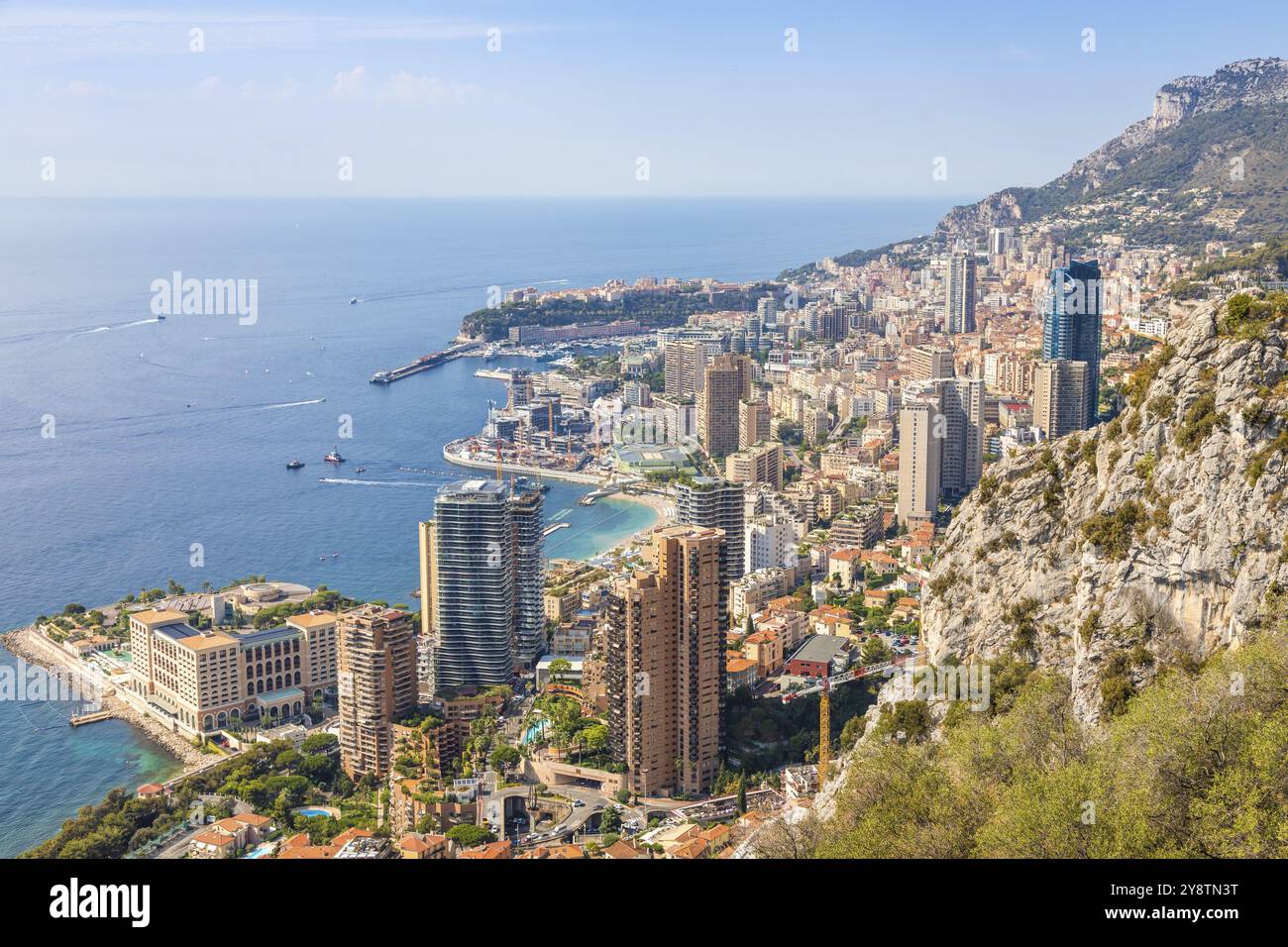 Panoramic view on port monaco hi-res stock photography and images - Alamy