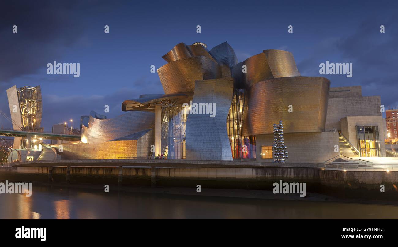 Guggenheim museum, Bilbao, Bizkaia, Spain, Europe Stock Photo - Alamy