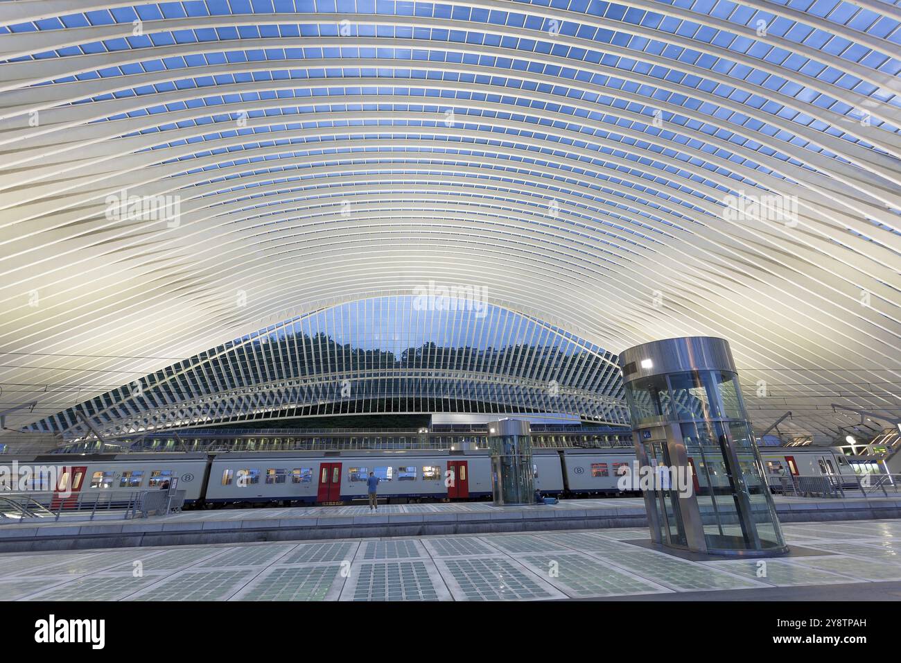 Liege-Guillemins train station by architect Santiago Calatrava, Liege ...