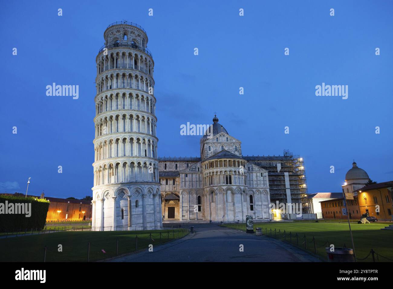 Pisa, Italy, 01 July 2023: leaning tower and cathedral panorama by ...