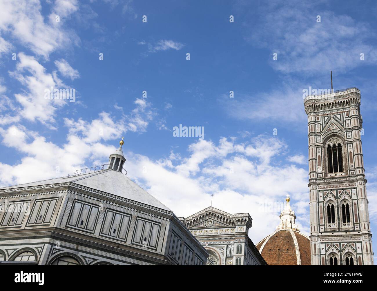 Florence, Italy. The romantic and colorful cathedral, also named Duomo ...
