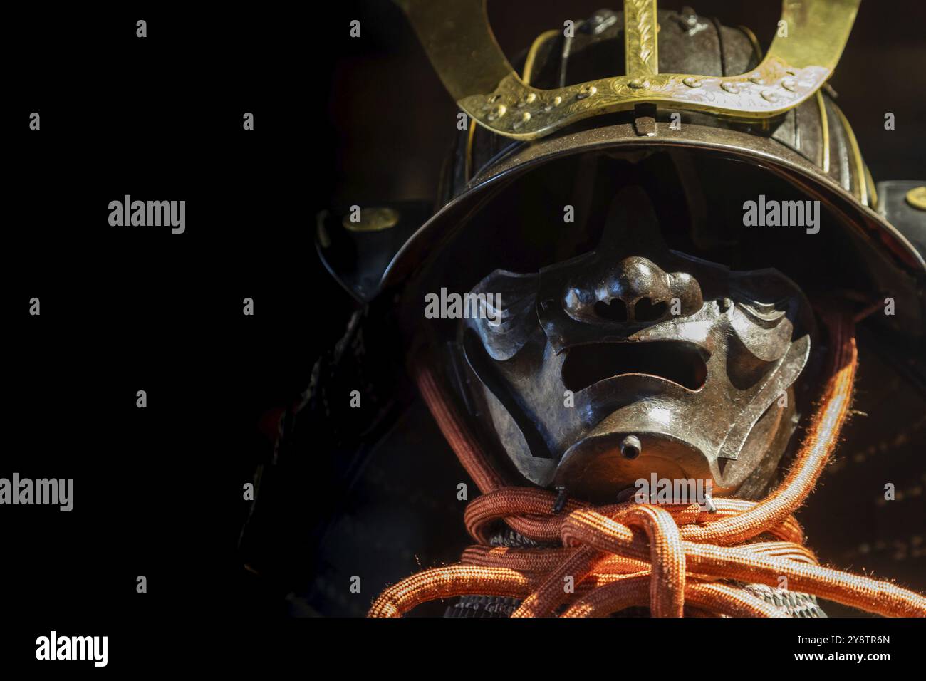 Traditional samurai Japanese armour, antique protection for fighter in ...