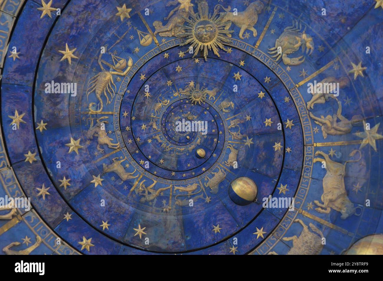 Zodiac Signs Horoscope background. Concept for fantasy and mystery ...
