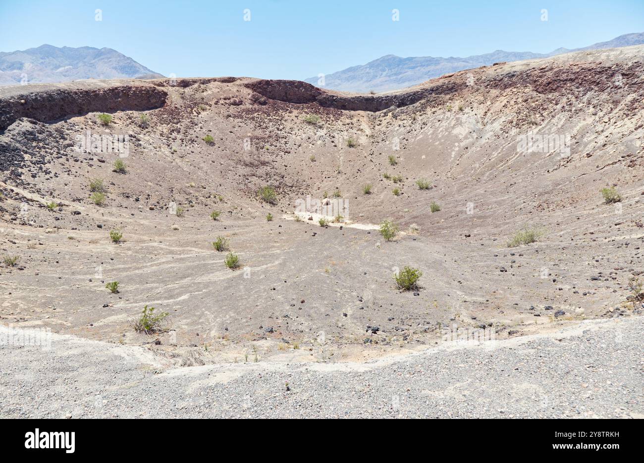 Ubehebe Crater was likely formed just thousands of years ago, and today ...