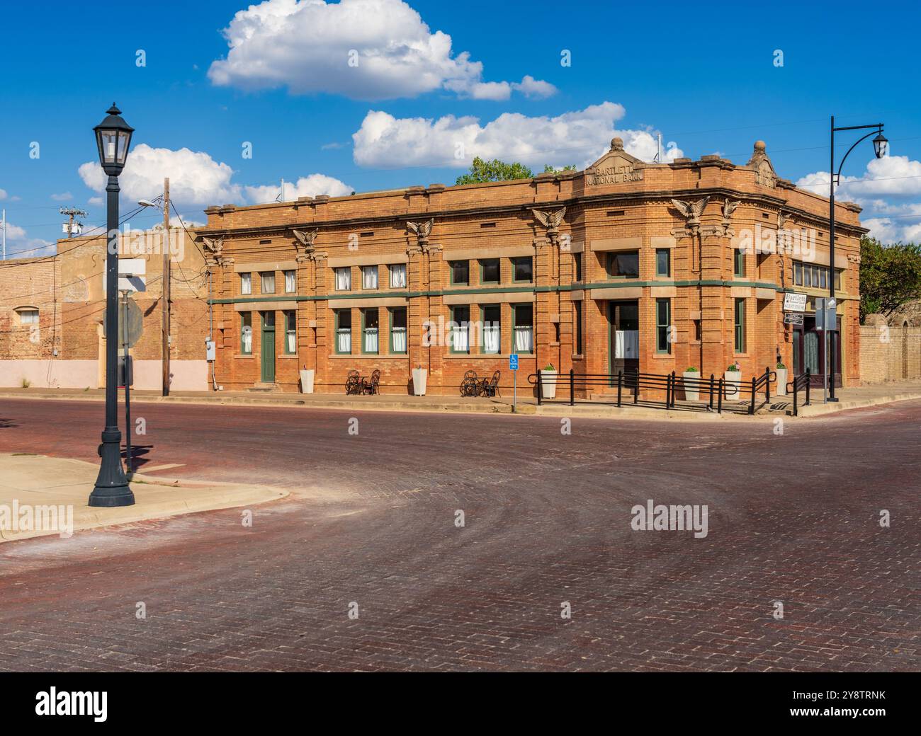 Bartlett, TX - 5 October 2024: Bartlett National Bank now a restored ...