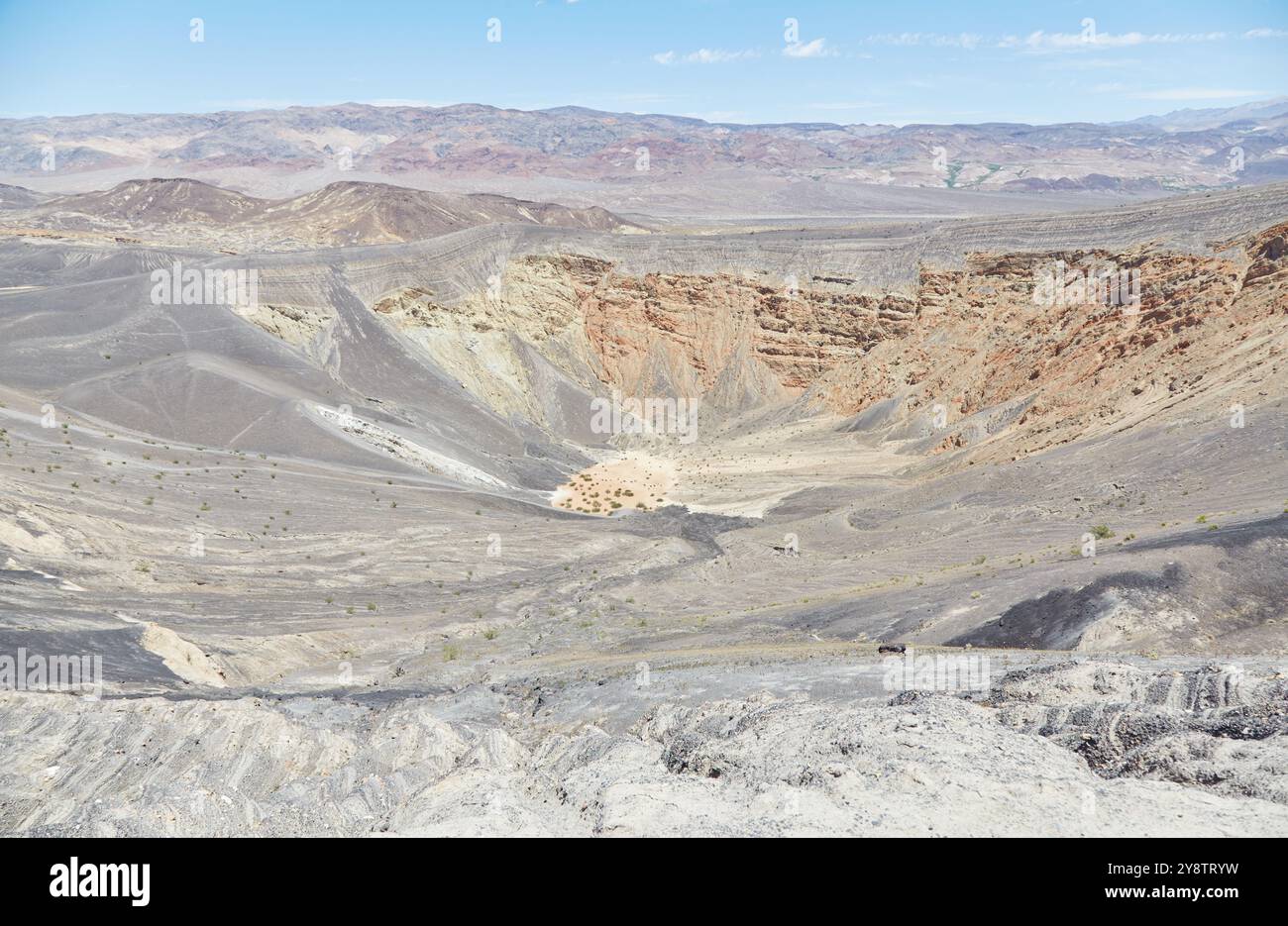 Ubehebe Crater was likely formed just thousands of years ago, and today ...